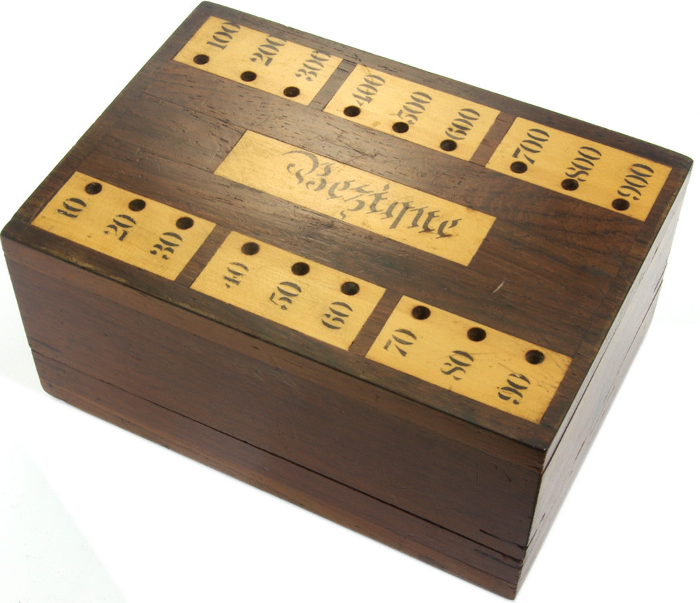 Bezique scoring box