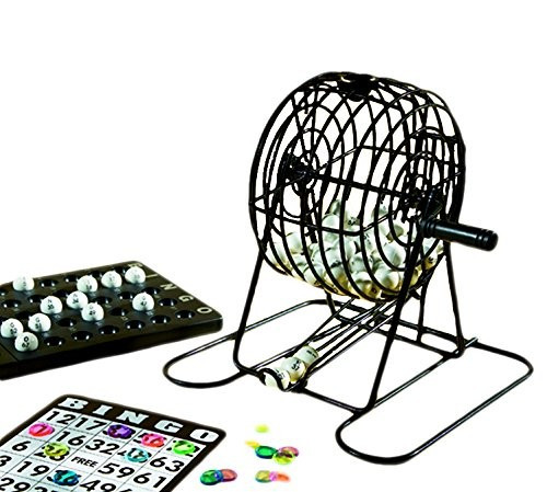 Complete bingo Set with bingo cage 70 ball bingo